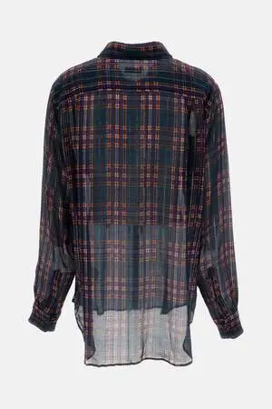 Dries Van Noten Camicia Cheers A Quadri - Multicolore