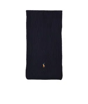Polo Ralph Lauren Polo Pony Knitted Scarf - Black