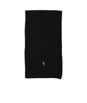 Polo Ralph Lauren Polo Pony Knitted Scarf - Black