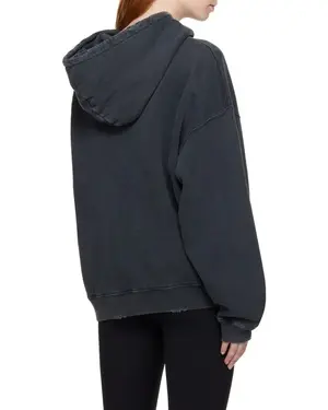 ANINE BING Harvey Logo-print Cotton Hoodie