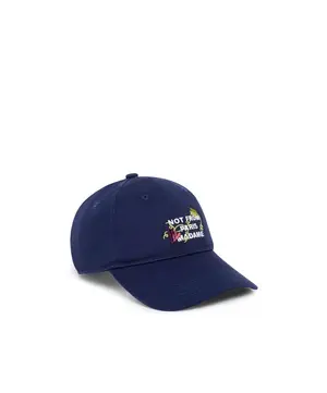 Drole De Monsieur Drôle De Embroidered Slogan Cap