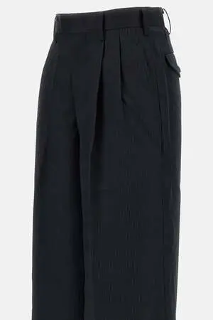 Junya Watanabe Pantaloni A Gamba Larga Gessati