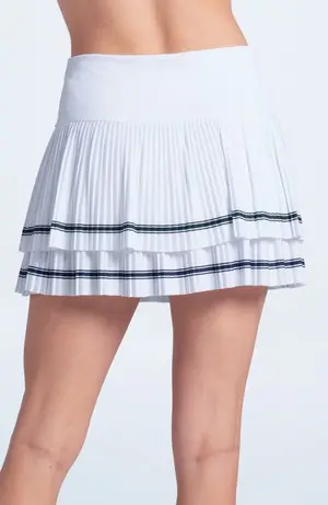 Lucky In Love Preppy Court Pleated Skirt