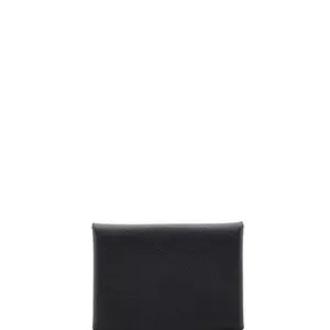 Hermès Calvi Duo Card Holder Epsom - Black