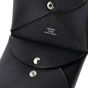 Hermès Calvi Duo Card Holder Epsom