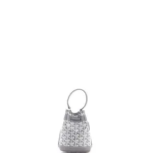 Goyard Petit Flot Bucket Bag Coated Canvas Mini