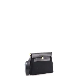Hermès Herbag Zip Toile And Leather 20