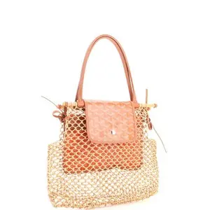Goyard Aligre Bag Raffia Net With Coated Canvas