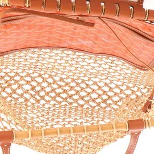 Goyard Aligre Bag Raffia Net With Coated Canvas