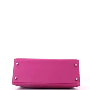Hermès Kelly Handbag Epsom With Palladium Hardware 28