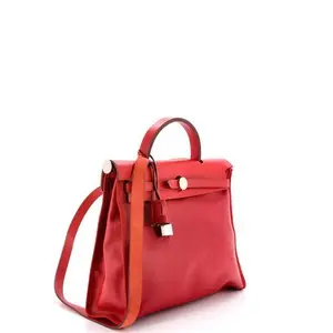 Hermès Herbag Zip Berline Vache Canvas And Leather 31