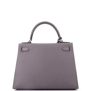 Hermès Kelly Handbag Epsom With Palladium Hardware 28