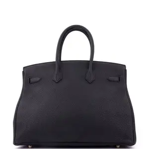 Hermès Birkin Handbag Togo With Rose Gold Hardware 35
