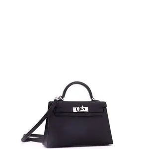 Hermès Kelly Mini Ii Bag Epsom With Palladium Hardware 20