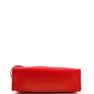 Hermès Herbag Zip Leather And Toile 31