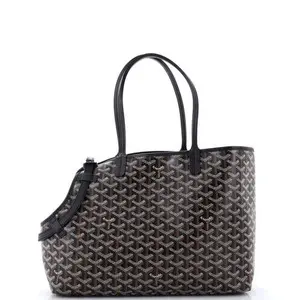 Goyard Chien Gris Pet Carrier Tote Coated Canvas