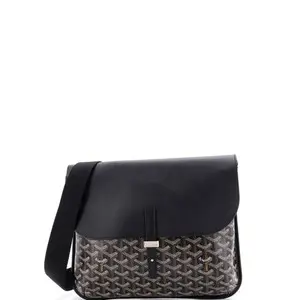 Goyard Coursier Messenger Bag Coated Canvas And Leather