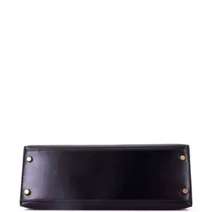 Hermès Kelly Handbag Box Calf With Gold Hardware 32 - Black