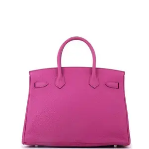 Hermès Birkin Handbag Togo With Palladium Hardware 30 - Pink