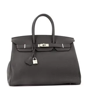 Hermès Birkin Handbag Green Togo With Palladium Hardware 35