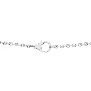 Hermès Finesse Lariat Necklace 18k White Gold And Diamonds - Metallic Silver