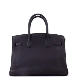 Hermès Birkin Handbag Togo With Gold Hardware 30 - Black