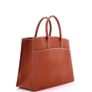 Hermès White Bus Bag Leather 39