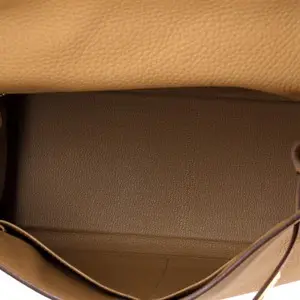Hermès Kelly Handbag Togo With Gold Hardware 28 - Brown