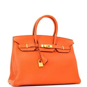 Hermès Birkin Handbag Togo With Gold Hardware 35