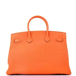 Hermès Birkin Handbag Togo With Gold Hardware 35