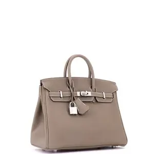 Hermès Birkin Handbag Togo With Palladium Hardware 25 - Grey