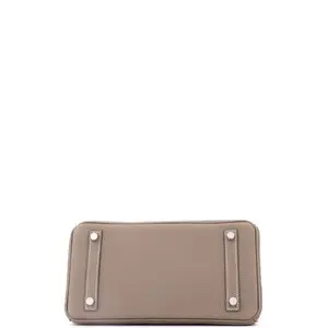 Hermès Birkin Handbag Togo With Palladium Hardware 25 - Grey