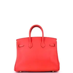Hermès Birkin Handbag Swift With Gold Hardware 25