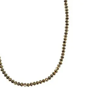 MADISON MAISON Beaded Pyrite Necklace