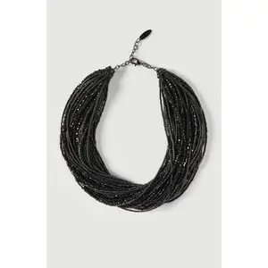 Brunello Cucinelli Hematite And Sterling Silver Choker