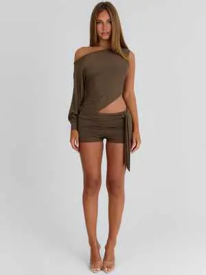 OUTCAST Lilah Playsuit Khaki