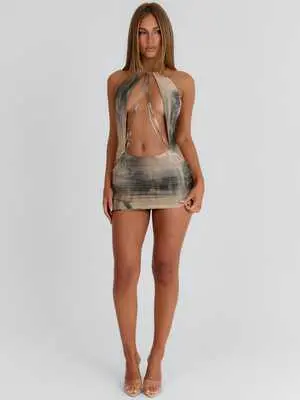OUTCAST Neely Mini Dress Tempera