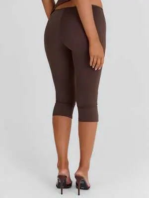 OUTCAST Juliett Capri Pants Chocolate - Brown