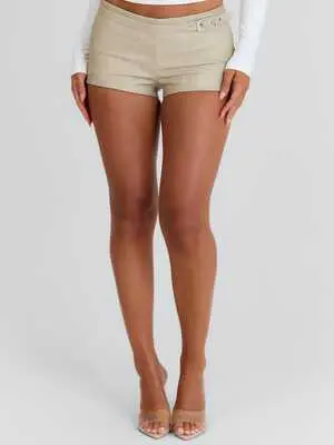 OUTCAST Marian Mini Shorts Beige
