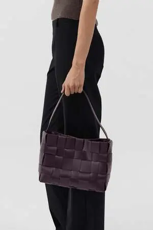 ST. AGNI Woven Mini Tote