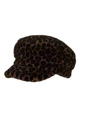 NOOKI DESIGN Apollo Faux Fur Cap Chocolate Leo - Brown
