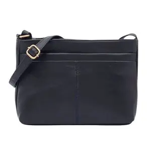 LLOYD BAKER Godhra Leather Crossbody - Blue