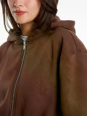 URBAN CLASSICS Cropped Zip-up Hoodie
