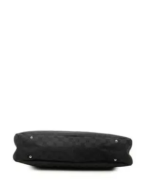Gucci 2000-2015 Gg Canvas Shoulder Bag - Black