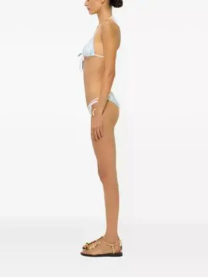 Emilio Pucci Marmo-print Bikini Top