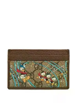 Gucci X Disney Donald Duck Gg Supreme Card Holder