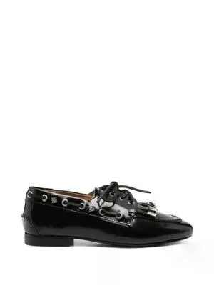 Toga Stud-embellished Derby Shoes - Black