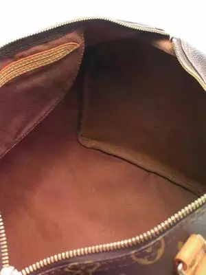LOUIS VUITTON 2001 35 Monogram Speedy Handbag - Brown