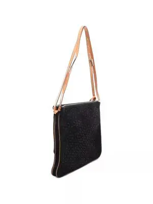 Celine 2000s C Macadam Twin Shoulder Bag