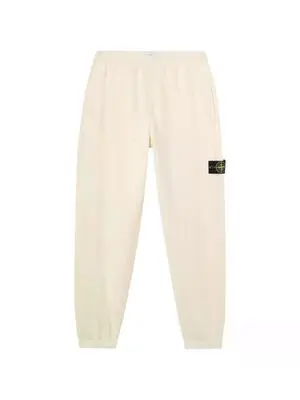 Stone Island 6200002 Organic Cotton Fleece Joggers - Neutrals